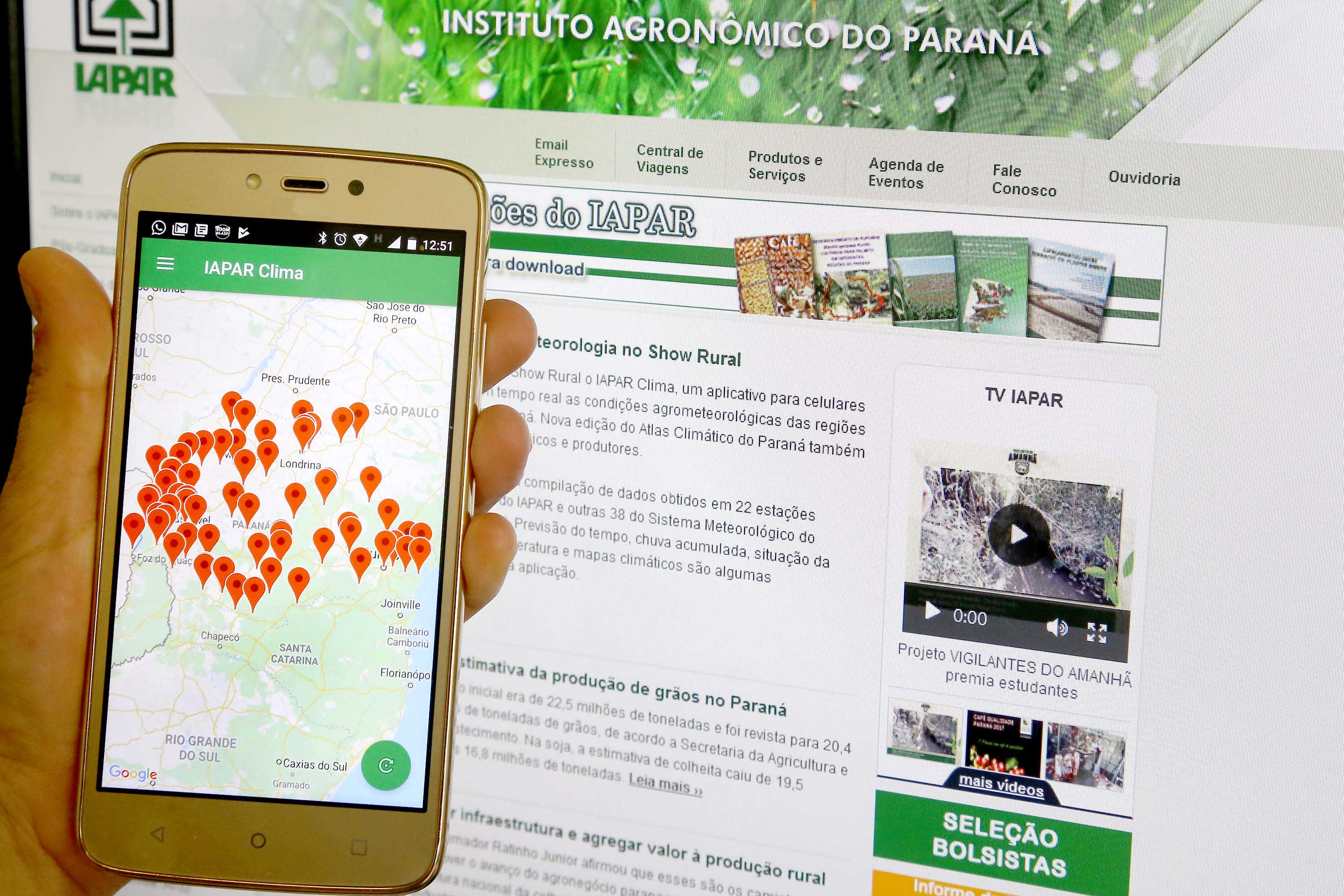 Iapar desenvolve ferramentas tecnológicas para ajudar agricultores - Vvale