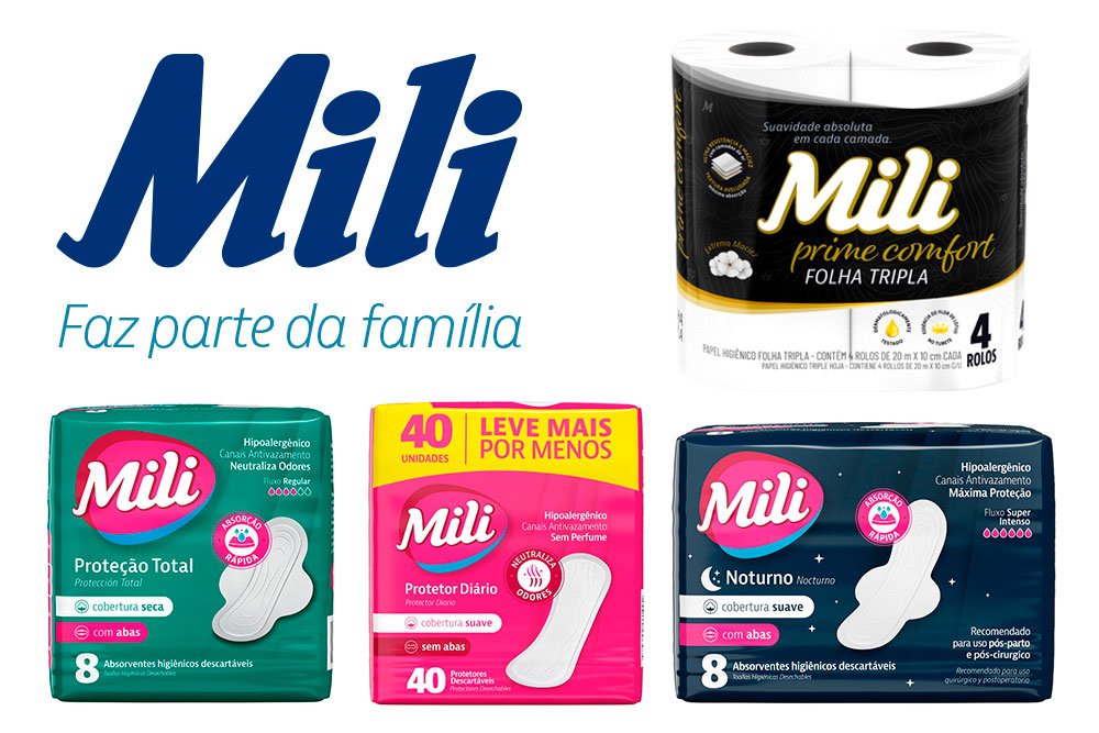 MERCOSUPER: Mili apresenta novas embalagens da linha de absorventes ...