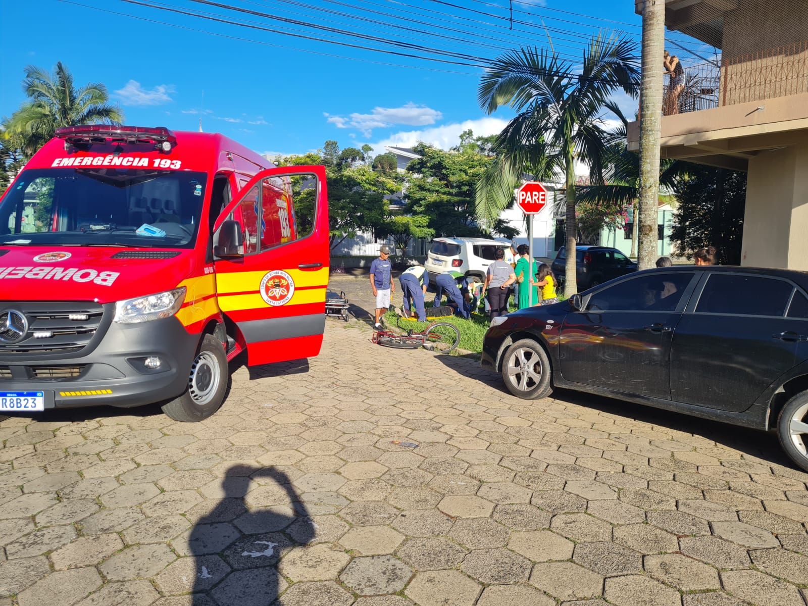 Acidente de trânsito em Porto União: ciclista de 16 anos hospitalizado ...