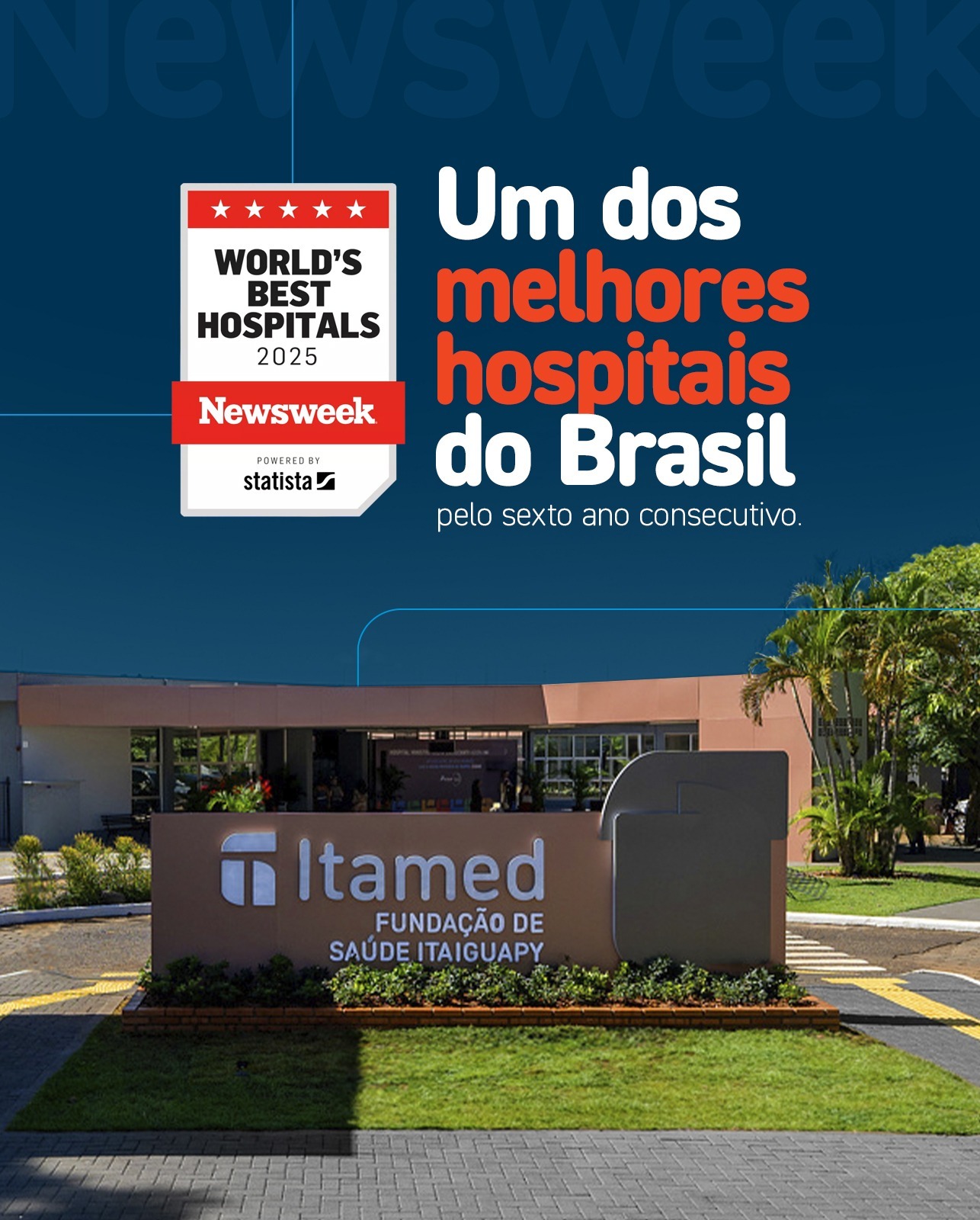 Hospital Itamed está na lista de Melhores Hospitais do Brasil