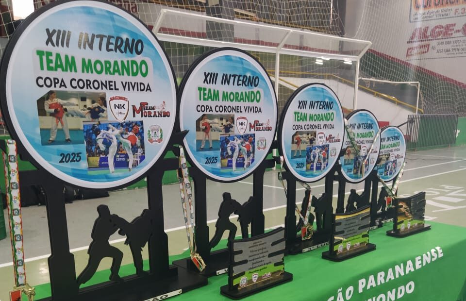 Team União conquista cinco ouros na Copa Coronel Vivida de Taekwondo